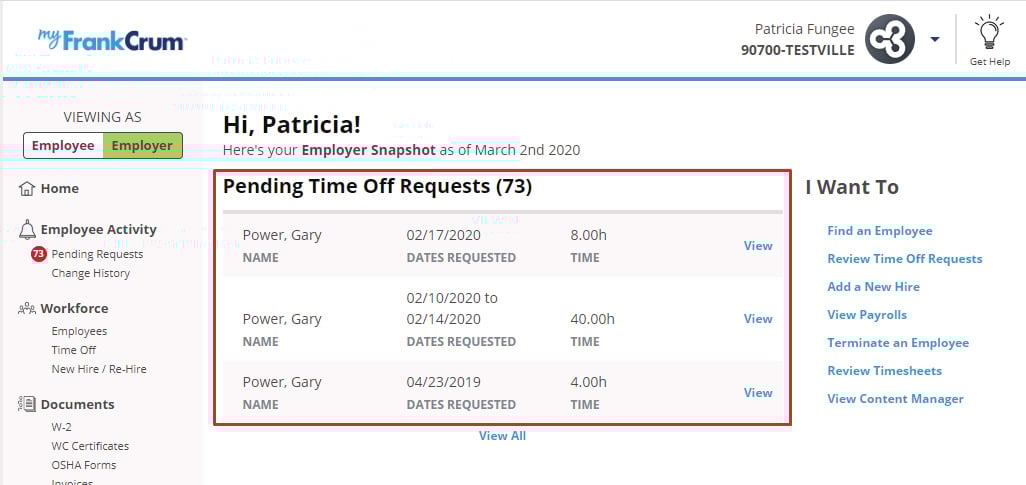 Approve/Deny Employee Time Off Requests Approve/Deny Employee Time Off Requests